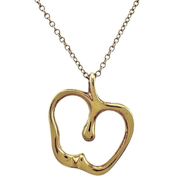 Tiffany & Co. | Jewelry | Tiffany Co Apple Necklace 8k Gold | Poshmark